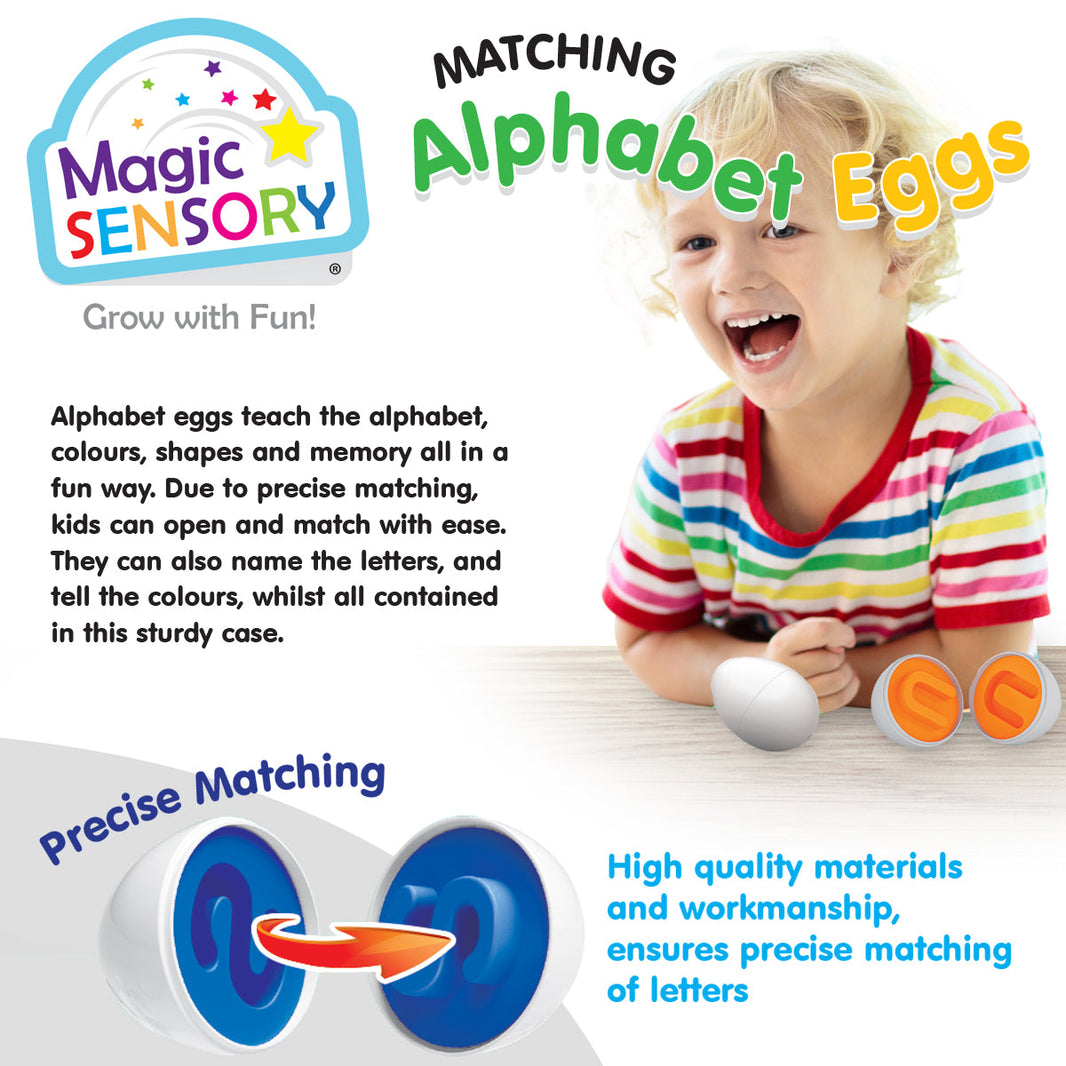Matching Alphabet Eggs – Magic Sensory
