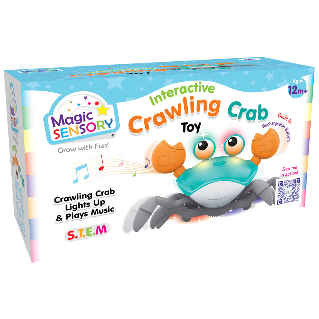 Interactive Crawling Crab (Blue) – Magic Sensory